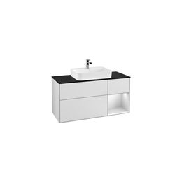Villeroy & Boch V&B Waschtischunterschrank Finion 120cm, Pl b m, Rg r wh. m Lac, wh. m Lac ; Villeroy & Boch (F422MTMT)