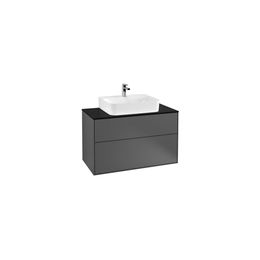 Villeroy & Boch V&B Waschtischunterschrank Finion 100x60,3x50,1cm, Pl bla m, Anthrac. m ; Villeroy & Boch (F10200GK)
