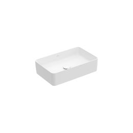 Villeroy & Boch V&B Aufsatzwaschtisch Collaro 56x36cm, o &Uuml;berlauf, stone white C-plus ; Villeroy & Boch (4A2056RW)