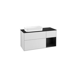 Villeroy & Boch V&B Waschtischunterschrank Wandbeleuchtung Finion 120cm, Pl b m, Rg r bla m Lac, wh. m Lac ; Villeroy & Boch (G282PDMT)