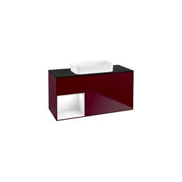 Villeroy & Boch V&B Waschtischunterschrank Finion 120x60 cm, Reg li glo wh. Lac, Peo Matt ; Villeroy & Boch (F702GFHB)