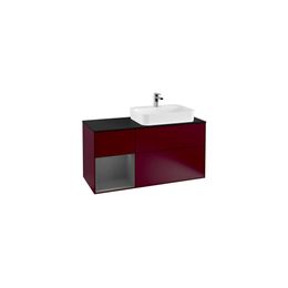 Villeroy & Boch V&B Waschtischunterschrank Finion 120cm, Pl b m, Reg li Anthrac. m, Peo m ; Villeroy & Boch (F392GKHB)