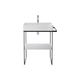 Duravit Metallkonsole DuraSquare 66,5x45cm, bodenstehend, schwarz matt (0031014600)