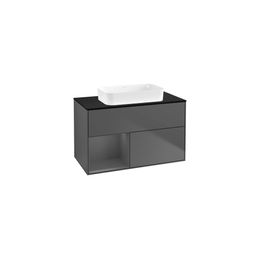 Villeroy & Boch V&B Waschtischunterschrank Finion 100x60,3 cm, Rg l Anthrac. m, Anthrac. m ; Villeroy & Boch (F652GKGK)