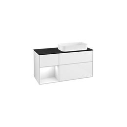 Villeroy & Boch V&B Waschtischunterschrank Finion 120cm, Pl b m, Rg l g w Lac, glo wh. Lac ; Villeroy & Boch (F272GFGF)