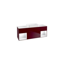 Villeroy & Boch V&B Waschtischunterschrank Wandbeleuchtung Finion 160x60,3x50,1cm, Reg glo wh. Lac, Peo m ; Villeroy & Boch (G741GFHB)