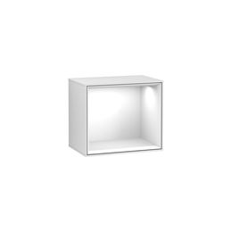 Villeroy & Boch V&B Regalmodul Wandbeleuchtung Finion 41,8x35,6x27cm, Reg glo wh., wh. m Lac ; Villeroy & Boch (G580GFMT)