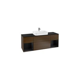 Villeroy & Boch V&B Waschtischunterschrank Finion 160x60, Pl bla m, Reg bla m Lac, wal ven ; Villeroy & Boch (F452PDGN)