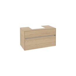 Villeroy & Boch V&B Waschtischunterschrank Collaro 100x54,8x50cm, WT mittig, nordic oak ; Villeroy & Boch (C01600VJ)