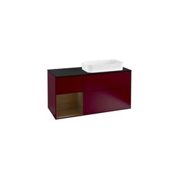 Villeroy & Boch V&B Waschtischunterschrank Finion 120cm, Pl bla m, Reg li wal ven, Peo m ; Villeroy & Boch (F272GNHB)