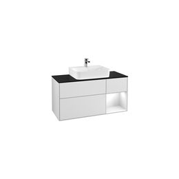 Villeroy & Boch V&B Waschtischunterschrank Wandbeleuchtung Finion 120cm, Pl b m, Rg r g wh. Lac, wh. m Lac ; Villeroy & Boch (G172GFMT)
