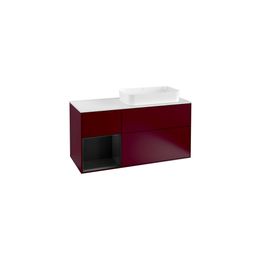 Villeroy & Boch V&B Waschtischunterschrank Wandbeleuchtung Finion 120cm, Pl wh. m, Reg li bla m Lac, Peo m ; Villeroy & Boch (G271PDHB)