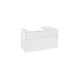 Villeroy & Boch V&B Waschtischunterschrank Collaro 100x54,8x50cm, WT links, white matt ; Villeroy & Boch (C01700MS)