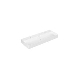 Villeroy & Boch V&B Waschtisch Memento 2.0 120x47cm, 2xHahnloch, m &Uuml;L, st. wh. C+ ; Villeroy & Boch (4A22C4RW)