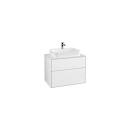 Villeroy & Boch V&B Waschtischunterschrank Wandbeleuchtung Finion 80x60,3cm, Abd.-Pl. wh. m, glo wh. Lac ; Villeroy & Boch (G34100GF)