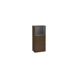 Villeroy & Boch V&B Seitenschrank Wandbeleuchtung Finion 41,8x93,6cm, r, Rg o Anthrac. m, wal ven ; Villeroy & Boch (G510GKGN)