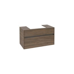 Villeroy & Boch V&B Waschtischunterschrank Collaro 100x54,8x50cm, WT mittig, arizona oak ; Villeroy & Boch (C01900VH)