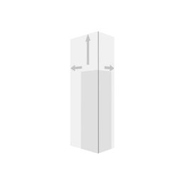 Duravit Hochschrank L-Cube 50x24,3x176cm, T&uuml;r links, wei&szlig; matt (LC1171L1818)