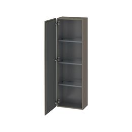 Duravit Halbhochschrank L-Cube 40x24,3x132cm, T&uuml;r li, flan. Gr s-matt (LC1168L9090)