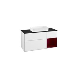 Villeroy & Boch V&B Waschtischunterschrank Finion 120cm, Pl bla m, Reg re Peo, glo wh. Lac ; Villeroy & Boch (F302HBGF)