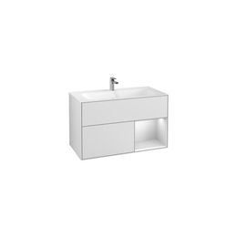 Villeroy & Boch V&B Waschtischunterschrank Wandbeleuchtung Finion 99,6x59,1cm, Reg re wh. m Lac, wh. m Lac ; Villeroy & Boch (G040MTMT)