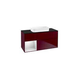 Villeroy & Boch V&B Waschtischunterschrank Finion 120x60 cm, Reg li wh. m Lac, Peony Matt ; Villeroy & Boch (F702MTHB)