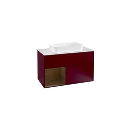 Villeroy & Boch V&B Waschtischunterschrank Wandbeleuchtung Finion 100, Pl wh. m, Reg li wal ven, Peo m ; Villeroy & Boch (G241GNHB)