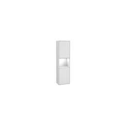 Villeroy & Boch V&B Hochschrank Wandbeleuchtung Finion 41,8x151,6cm, l, Rg g wh. Lac, wh. m Lac ; Villeroy & Boch (G460GFMT)