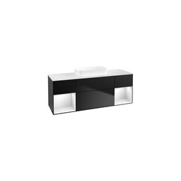 Villeroy & Boch V&B Waschtischunterschrank Finion 160x60,3x50,1cm, Rg g wh. Lac, bla m Lac ; Villeroy & Boch (F741GFPD)
