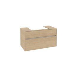 Villeroy & Boch V&B Waschtischunterschrank Collaro 100x54,8x50cm, WT mittig, nordic oak ; Villeroy & Boch (C01900VJ)