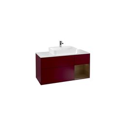 Villeroy & Boch V&B Waschtischunterschrank Wandbeleuchtung Finion 120cm, Pl wh. m, Reg re wal ven, Peo m ; Villeroy & Boch (G421GNHB)