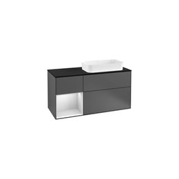 Villeroy & Boch V&B Waschtischunterschrank Wandbeleuchtung Finion 120cm, Pl b m, Rg l w m Lac, Anthrac. m ; Villeroy & Boch (G272MTGK)
