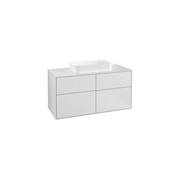 Villeroy & Boch V&B Waschtischunterschrank Wandbeleuchtung Finion 120x60,3cm, Abd.-Pl. wh. m, wh. m Lac ; Villeroy & Boch (G26100MT)
