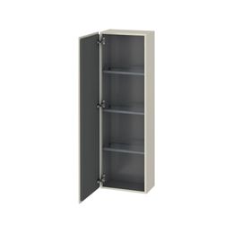 Duravit Halbhochschrank L-Cube 40x24,3x132cm, T&uuml;r links, taupe matt (LC1168L9191)