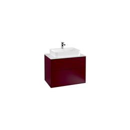 Villeroy & Boch V&B Waschtischunterschrank Wandbeleuchtung Finion 80x60,3cm, Abd.-Pl. wh. matt, Peony Matt ; Villeroy & Boch (G34100HB)
