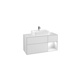 Villeroy & Boch V&B Waschtischunterschrank Finion 120cm, Pl w m, Rg r g wh. Lac, wh. m Lac ; Villeroy & Boch (F171GFMT)
