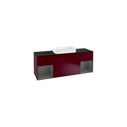 Villeroy & Boch V&B Waschtischunterschrank Abdeckplatte bla m Finion 160x60cm, Reg Anthrac. m Lac, Peony Matt ; Villeroy & Boch (F332GKHB)