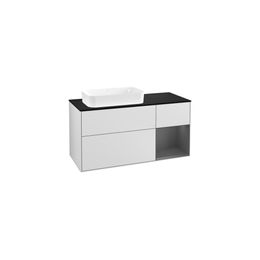 Villeroy & Boch V&B Waschtischunterschrank Wandbeleuchtung Finion 120cm, Pl b m, Rg r A m, wh. m Lac ; Villeroy & Boch (G282GKMT)