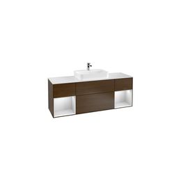 Villeroy & Boch V&B Waschtischunterschrank Finion 160x60, Pl wh. m, Reg wh. m Lac, wal ven ; Villeroy & Boch (F451MTGN)