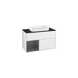 Villeroy & Boch V&B Waschtischunterschrank Wandbeleuchtung Finion 100, Pl b m, Rg l A m, glo wh. Lac ; Villeroy & Boch (G242GKGF)