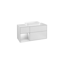 Villeroy & Boch V&B Waschtischunterschrank Wandbeleuchtung Finion 120cm, Pl w m, Rg l wh. m Lac, wh. m Lac ; Villeroy & Boch (G291MTMT)