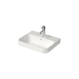 Duravit Aufsatzwaschtisch Happy D.2 Plus 50x40cm, geschli., o. HL, m &Uuml;L, HLB, we (2360500060)