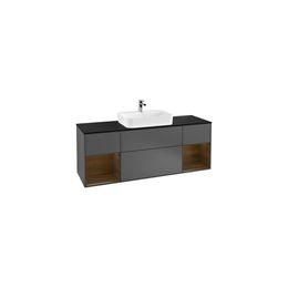 Villeroy & Boch V&B Waschtischunterschrank Finion 160x60, Pl b m, Reg wal ven, Anthrac. m ; Villeroy & Boch (F452GNGK)