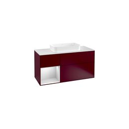 Villeroy & Boch V&B Waschtischunterschrank Finion 120cm, Pl wh. m, Reg li wh. m Lac, Peo m ; Villeroy & Boch (F291MTHB)