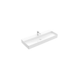 Villeroy & Boch V&B Waschtisch Memento 2.0 120x47cm, gs, Hahnl., o. &Uuml;L, we alp C+ ; Villeroy & Boch (4A22CHR1)