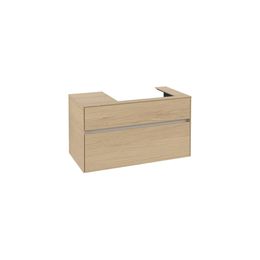 Villeroy & Boch V&B Waschtischunterschrank Collaro 100x54,8x50cm, WT rechts, nordic oak ; Villeroy & Boch (C01800VJ)