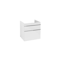 Villeroy & Boch V&B Waschtischunterschrank Venticello 60,3x59x50,2cm, Gr. Chrom, glossy white ; Villeroy & Boch (A92401DH)