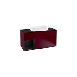 Villeroy & Boch V&B Waschtischunterschrank Wandbeleuchtung Finion 120cm, Pl bla m, Reg li bla m Lac, Peo m ; Villeroy & Boch (G292PDHB)