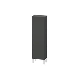 Duravit Halbhochschrank L-Cube 40x24,3x132cm, T&uuml;r rechts, graphit matt (LC1168R4949)