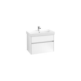 Villeroy & Boch V&B Waschtischunterschrank Collaro 75,4x54,6x44,4cm, WT mittig, white matt ; Villeroy & Boch (C01000MS)